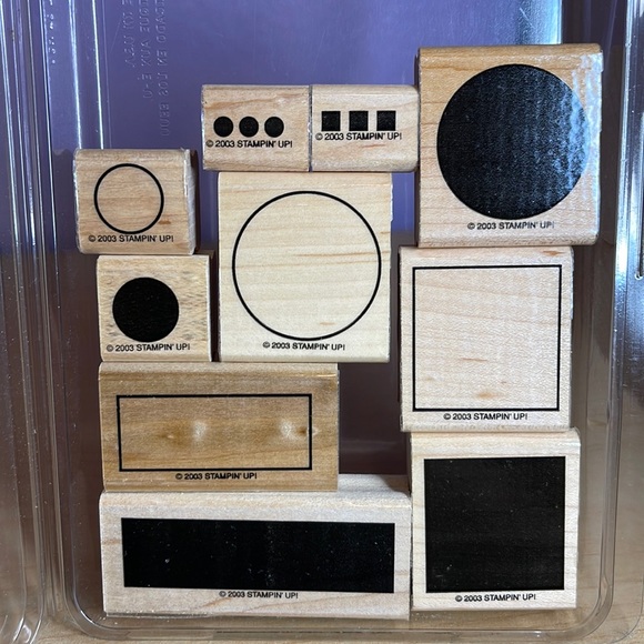 Stampin' Up! | Office | Stampin Up Simple Shapes Stamp Set | Poshmark